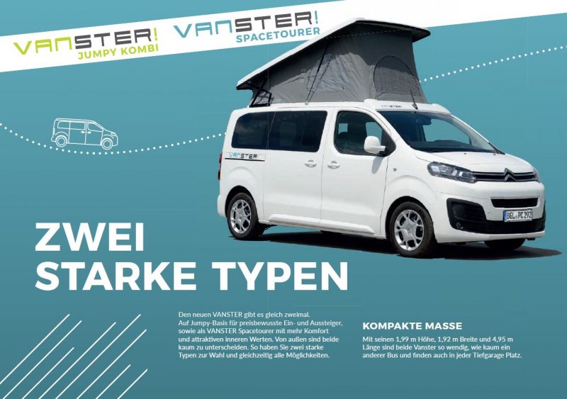 Vanster | Pössl Vanster- Einfach mehr Van der weniger kostet